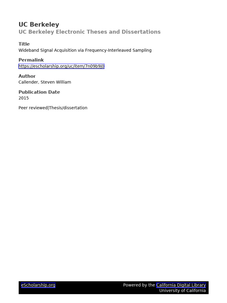 Wideband Signal Acquisition Via Frequency Interleaved Sampling Pdf
