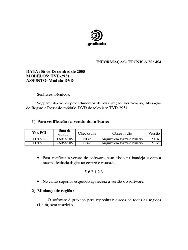 679 Módulo DVD - TVD-2951 | PDF