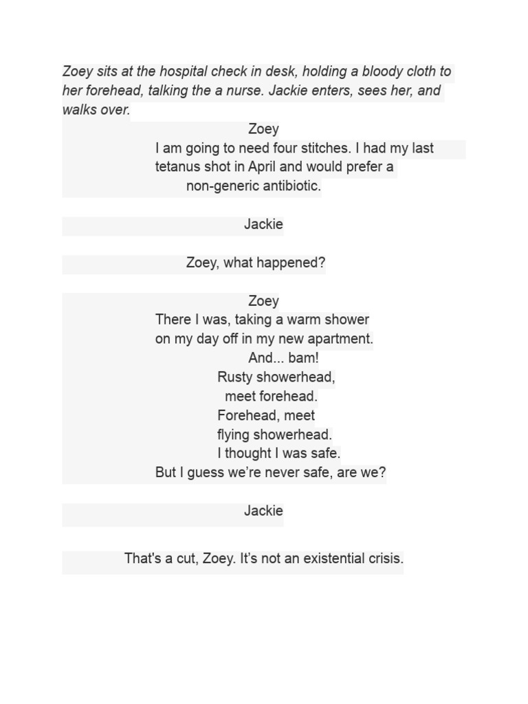 Zoey NurseJackie | PDF