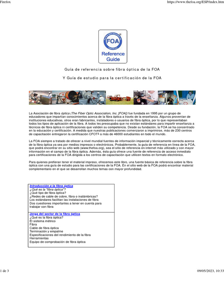 Foa Intro | PDF | Fibra óptica | Informática