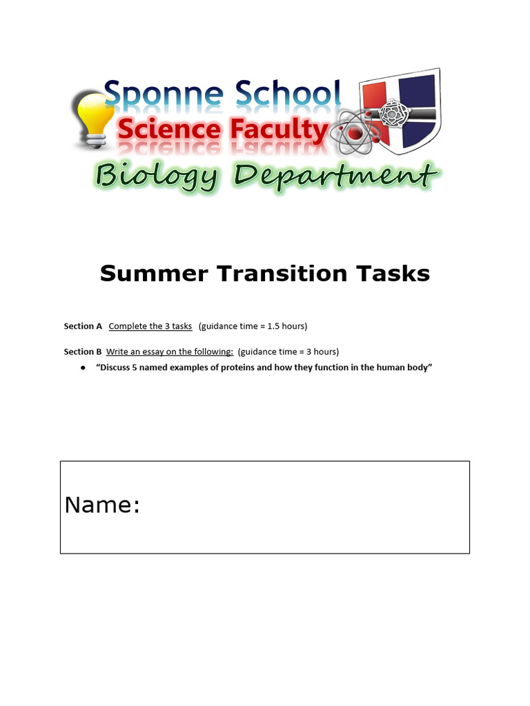 Biology - Booklet | PDF