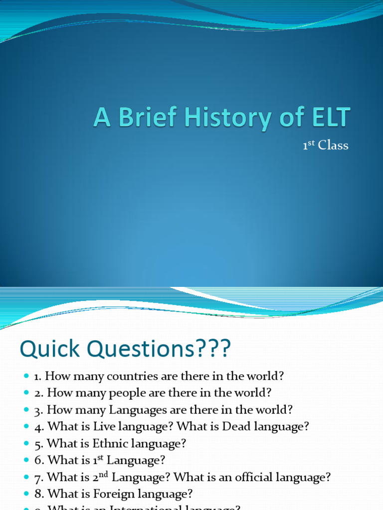 A Brief History of Language Teaching | PDF | Virgil | Language Education