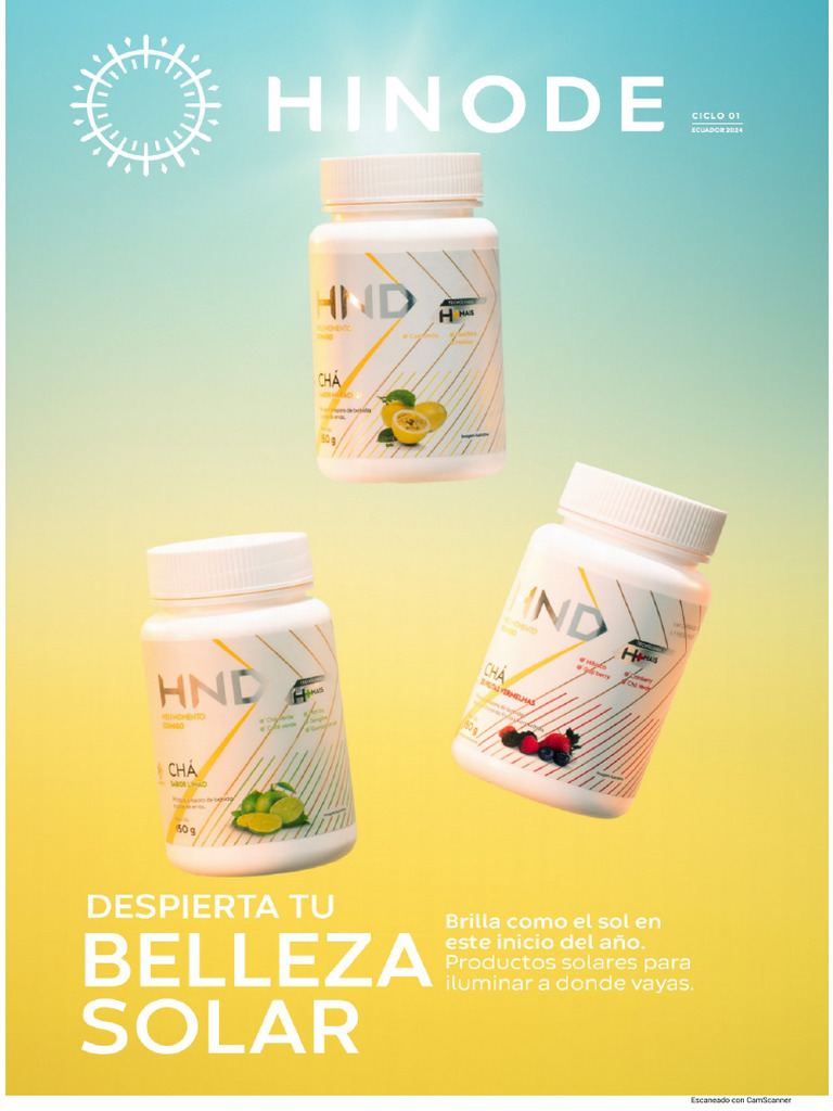 Catlogo Hinode Ecuador Ciclo 1 2024 | PDF