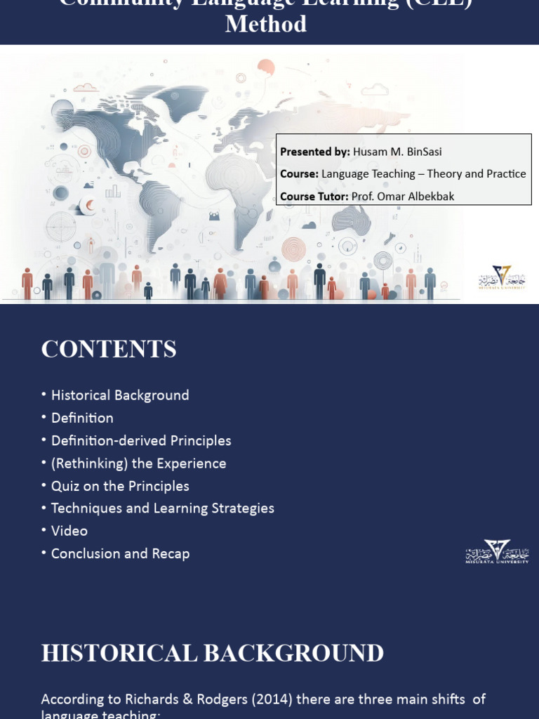 Community Language Learning | Download Free PDF | Learning | Fluency