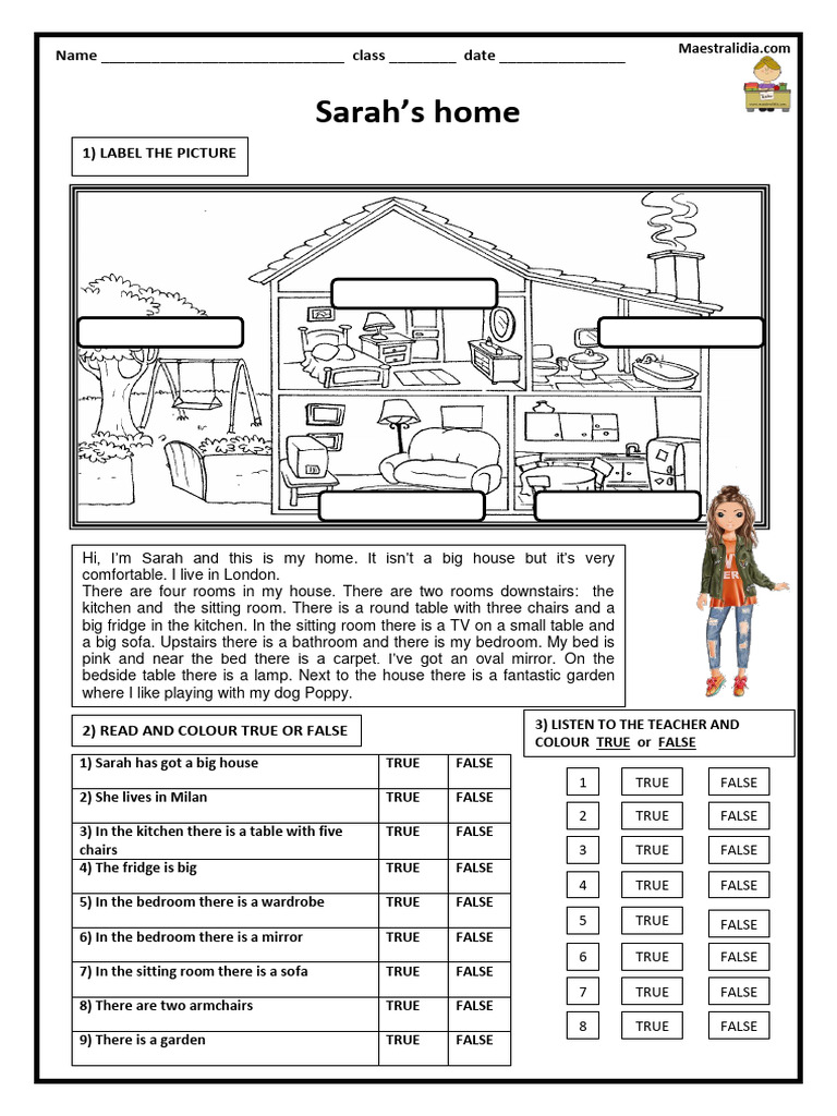 Kids' Home Reading Exercise | PDF