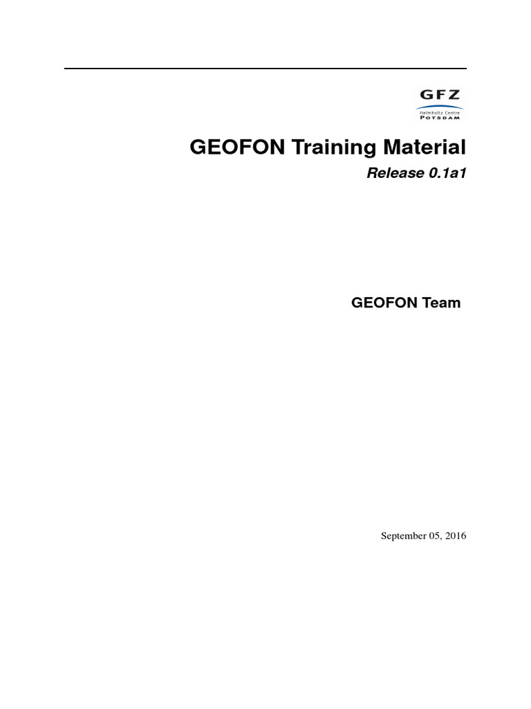 Geofon | PDF | Sudo | Metadata