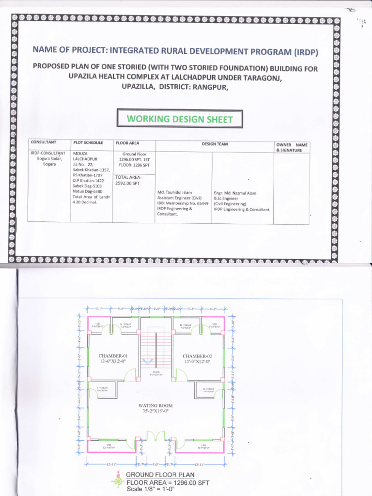 IRDP Design | PDF | Composite Material | Concrete