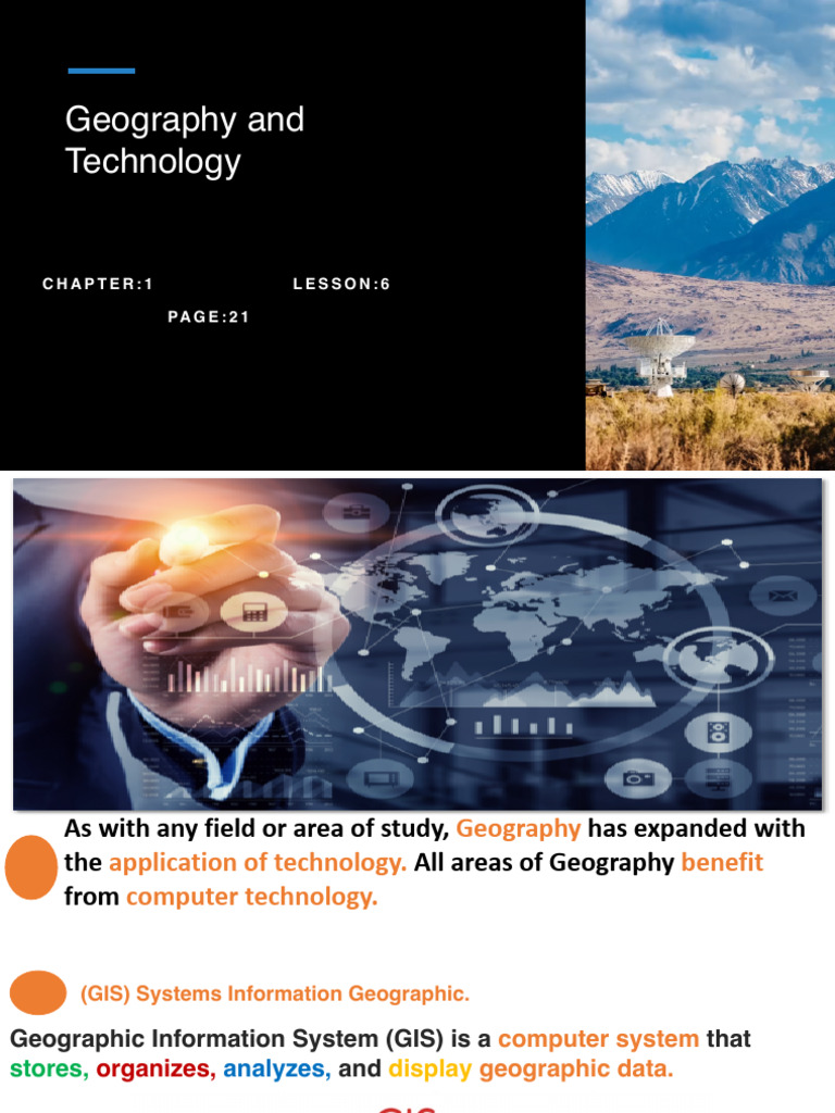 Geography and Technology | PDF