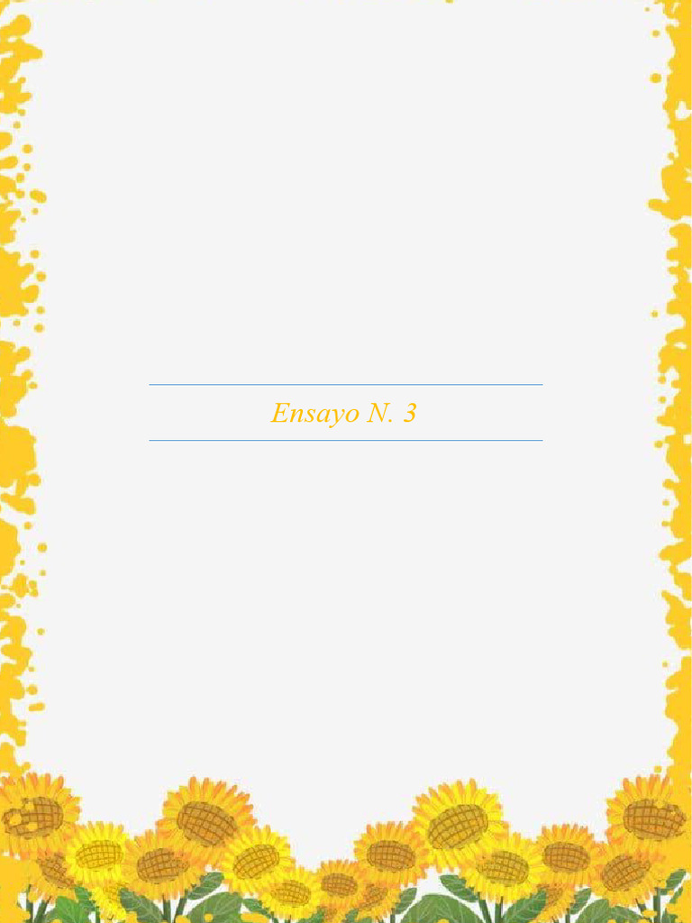 Ensayo N.3 | PDF