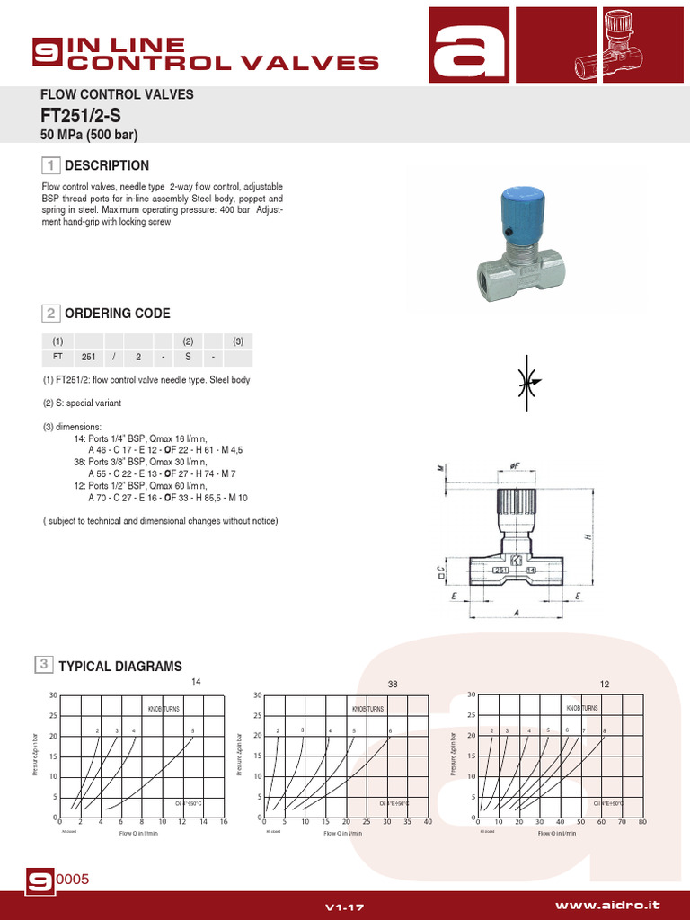 In Line Control Valves | PDF | Valve | Machines