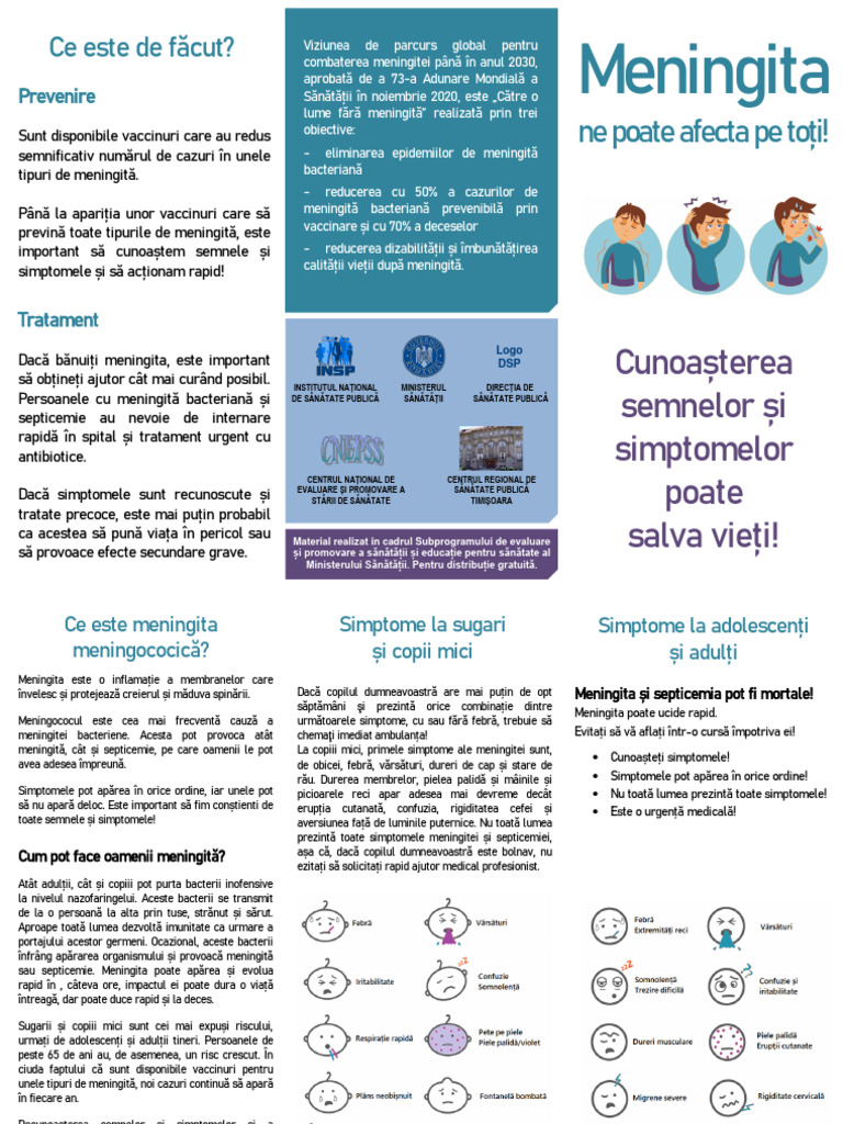 Pliant Meningita Meningococica 2022 | PDF