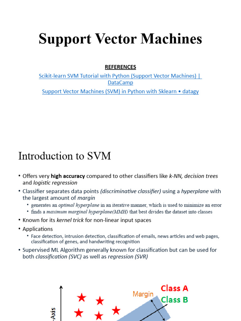 ML5 - SVM | PDF