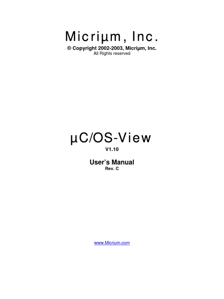 uCOS View | PDF | Subroutine | Computer Terminal