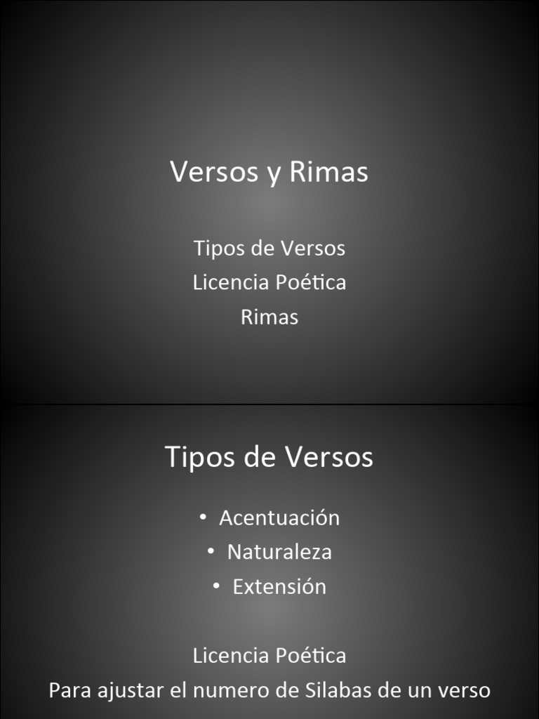 Versos y Rimas Taller | PDF | Rima | Sílaba