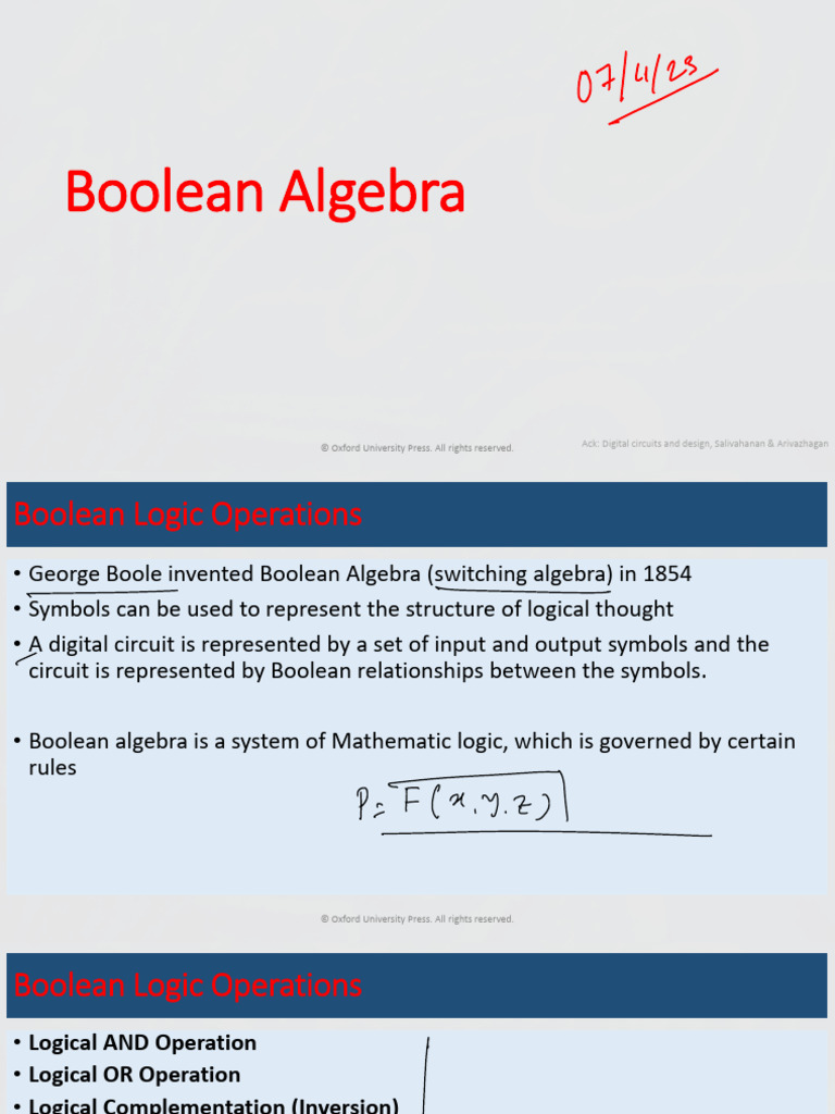 Boolean Algebra Pdf Boolean Algebra Teaching Mathematics