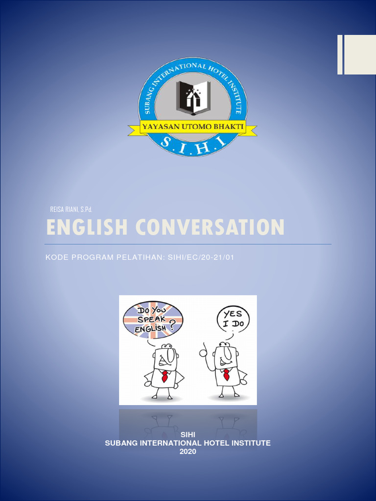 Modul English Conversations | PDF | Question | Adjective