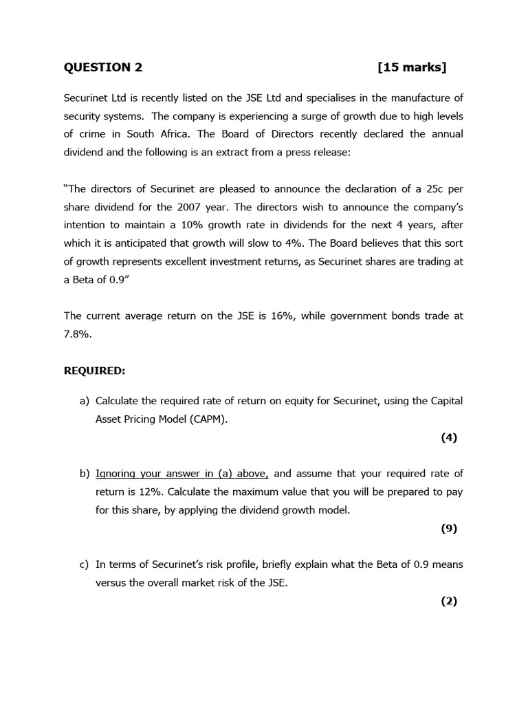 2007 Ao1 Q2 Securinet (Wacc) | PDF