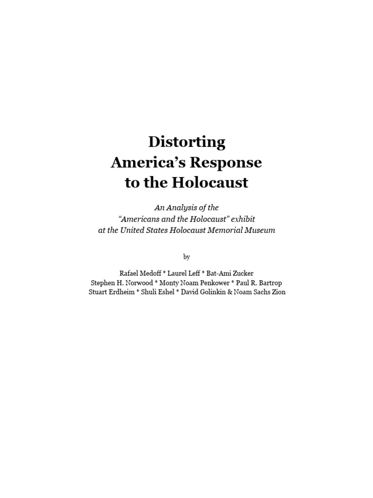 Medoff Distorting Americas Response | PDF Medoff Distorting Americas Response | PDF