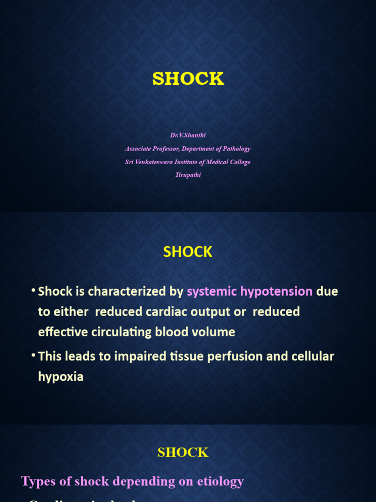 Shock | PDF | Shock (Circulatory) | Inflammation