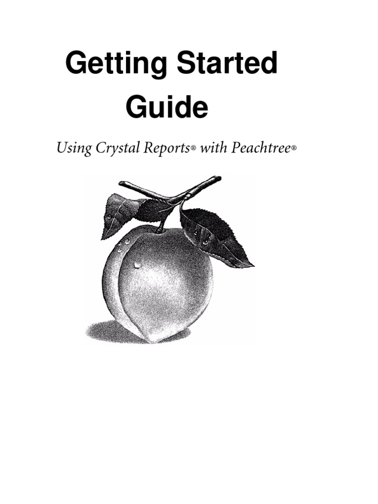 PeachtreeQuantum2010 CrystalReports GettingStartedGuide | PDF | Computer File | Inventory