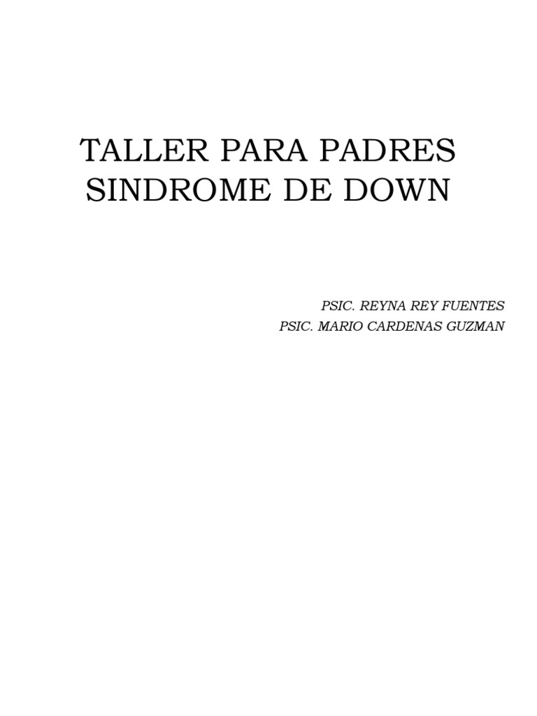 Sesion de Enseñanza (Sindrome de Down) | PDF | Síndrome de Down ... Sesion de Enseñanza (Sindrome de Down) | PDF | Síndrome de Down ...