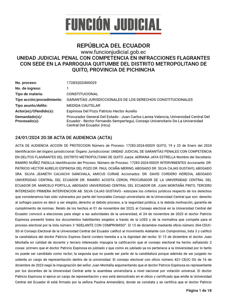 Expel 17283202400029 25802578 24012024 | PDF | Debido al proceso | Mandato