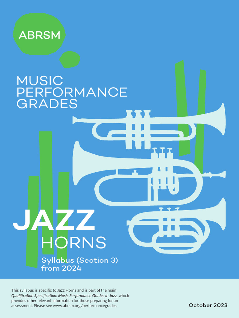 Jazz Horns PG Syllabus | PDF