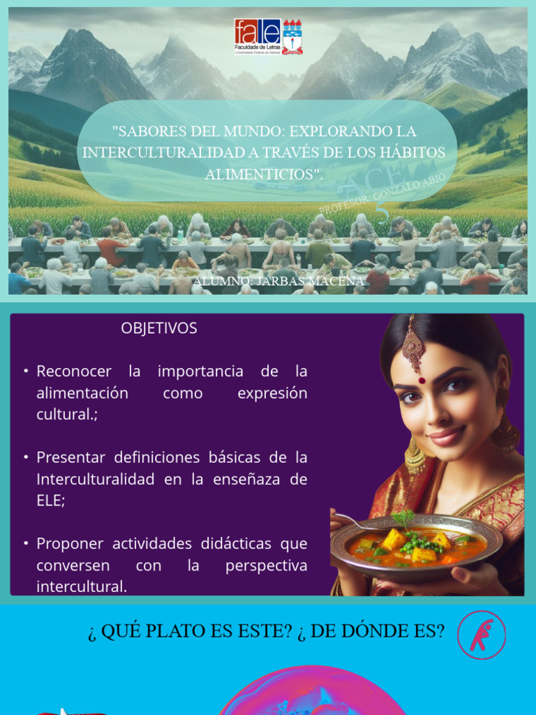 Sabores Del Mundo Explorando La Interculturalidad A Través de Los ...