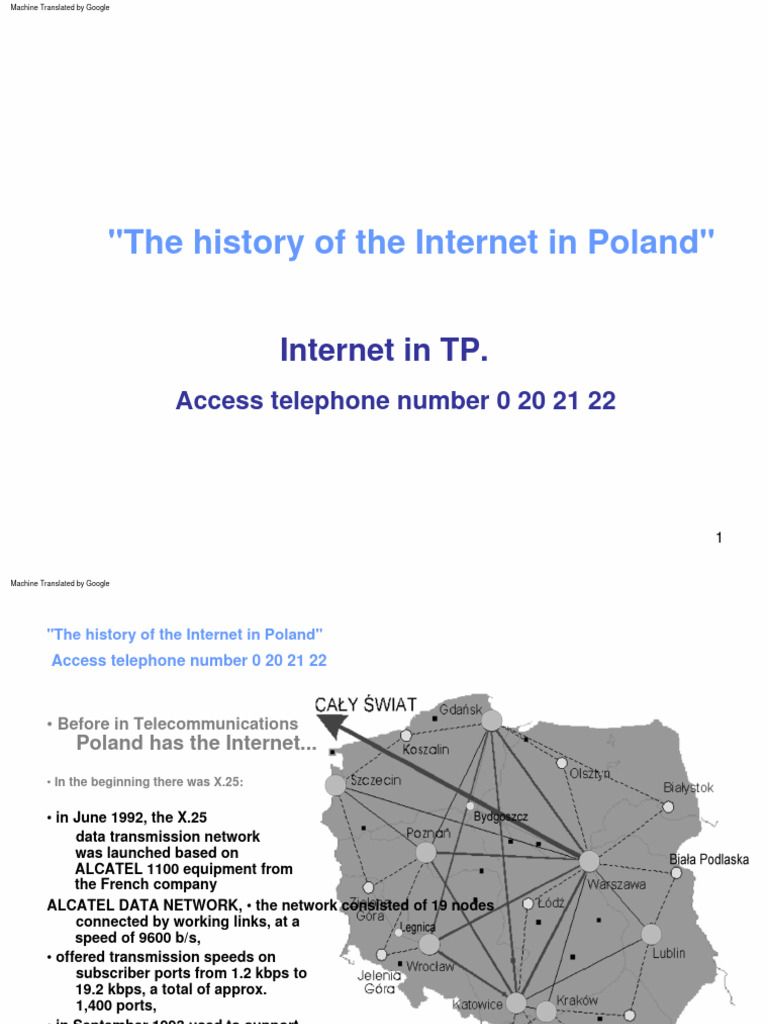 Poland's Internet Evolution | PDF | Computer Network | Modem