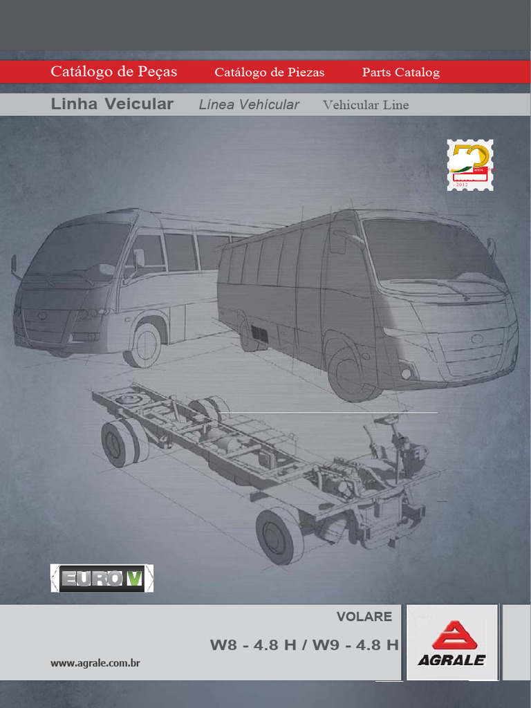 Catálogo de Peças Agrale Volare W8 W9 | PDF | Termostato | Motores
