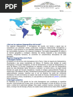 Regiones Biogeográficas del Mundo | PDF
