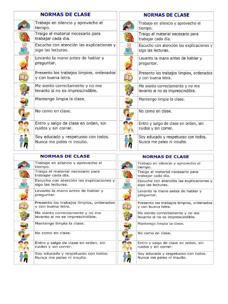 Normas de Clase | PDF