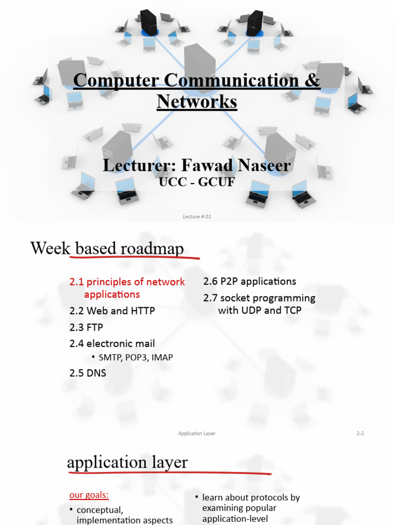 Lecture CCN Fawad 04 | PDF | File Transfer Protocol | Web Server