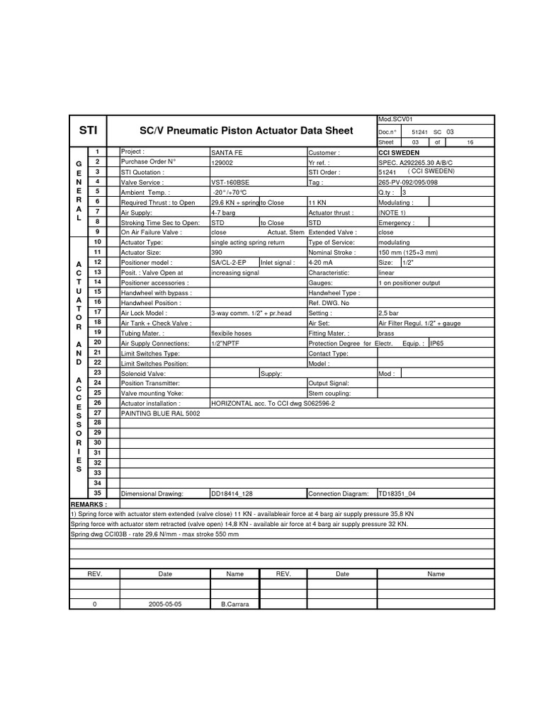 265-PV-092 095 098 | PDF | Valve | Actuator