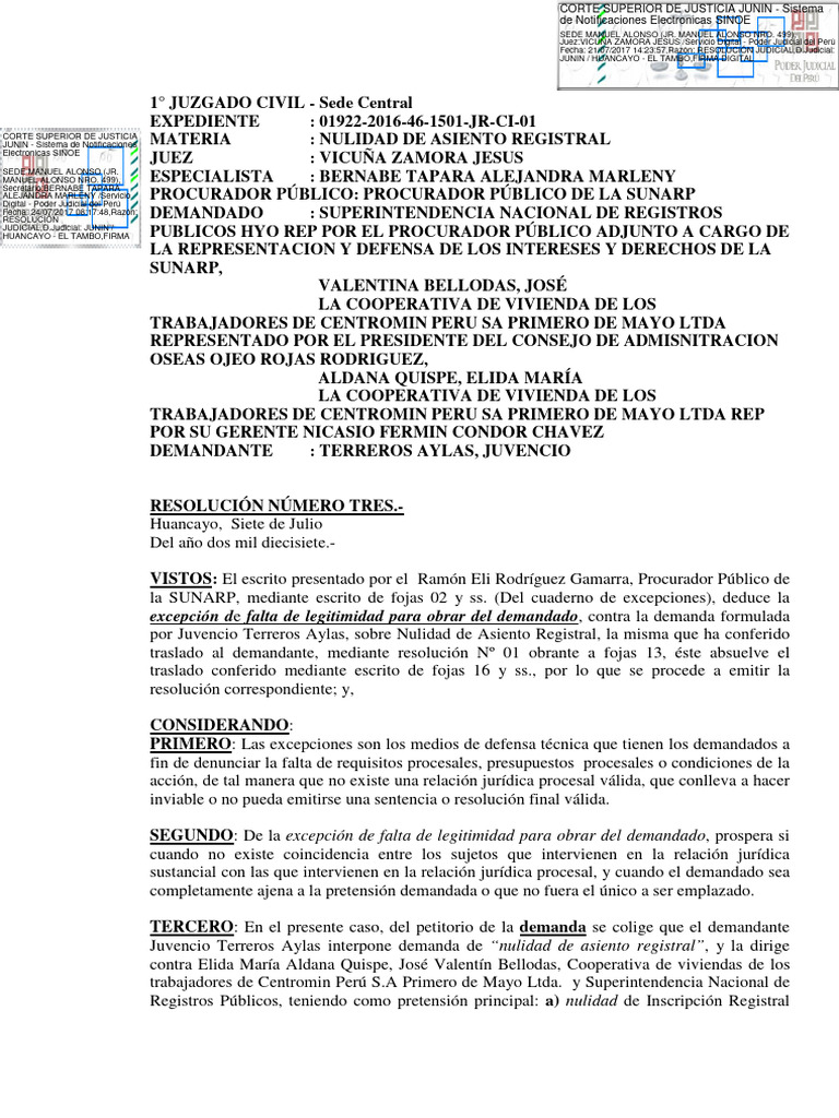 Ejeccucion Resol. TRS | PDF