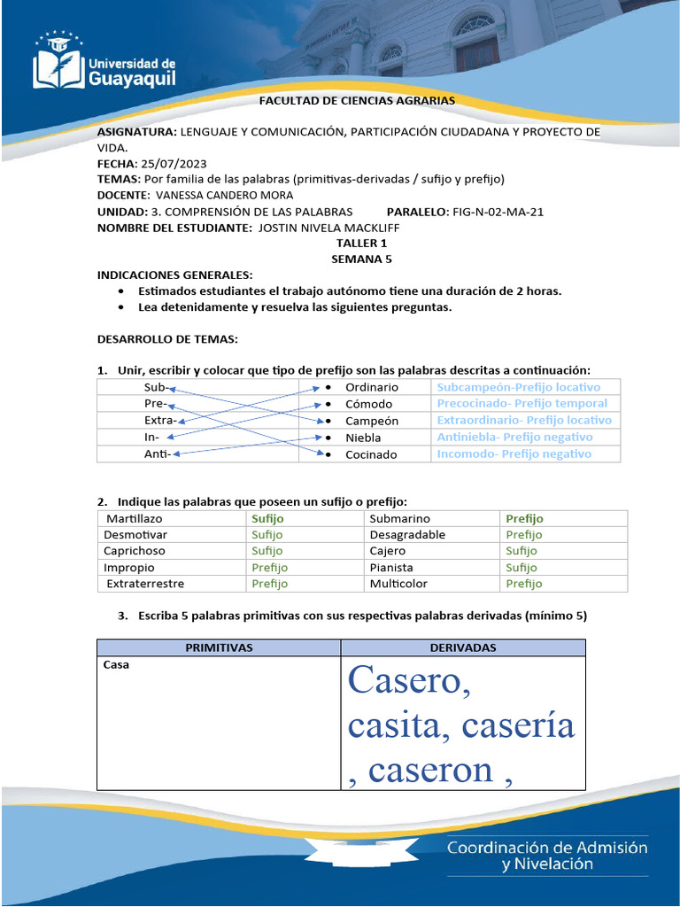 Taller-U3-Clase 2-S5 | PDF