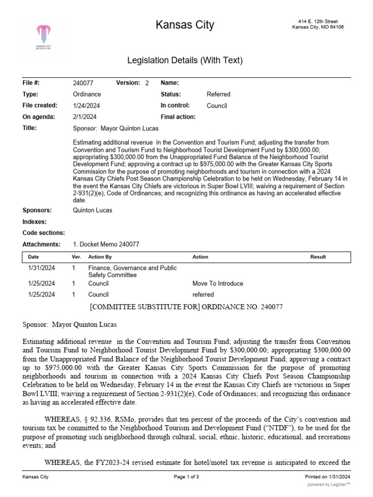 Legislation Details (With Text) | PDF | Government Finances | Government
