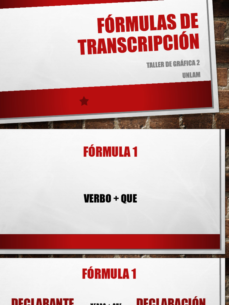 Ficha 3 Formula de Transcripcion | PDF