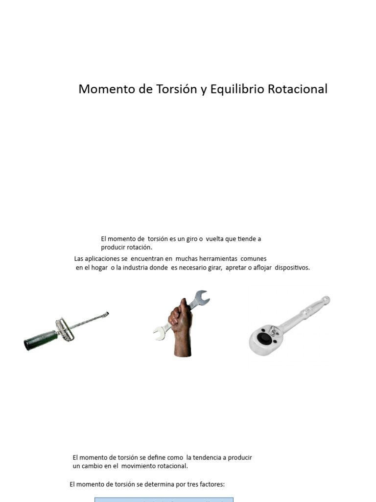 Momento de Una Fuerza | PDF | Esfuerzo de torsión | Fuerza