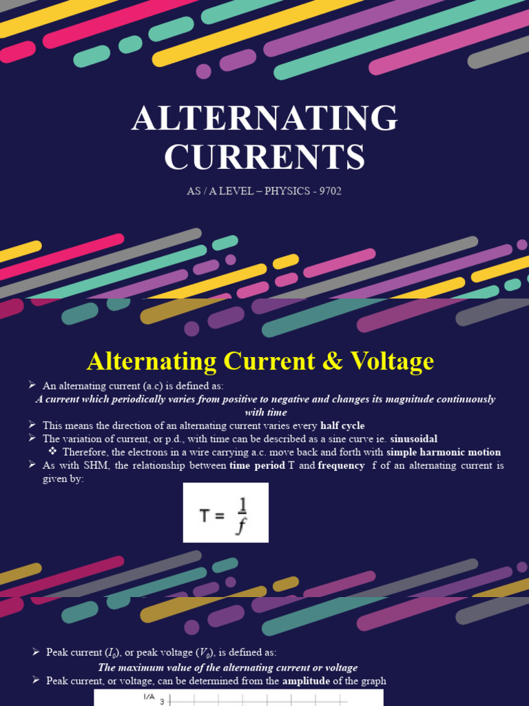 Alternating Currents 1 | PDF
