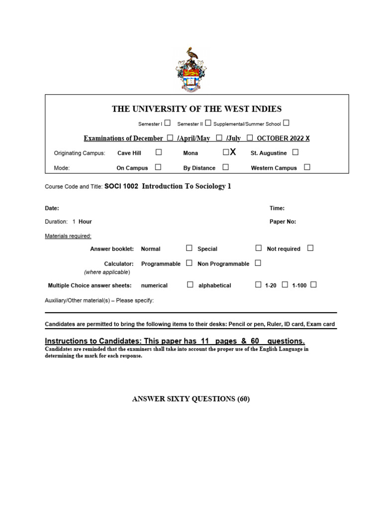 Past Paper Mid Term Exam | PDF