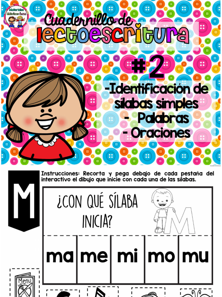 Cuadernillo de Lectoescritura 2-1 | PDF