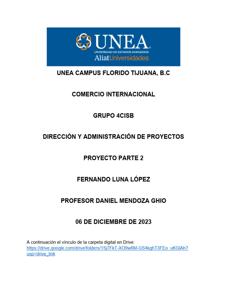 Proyectofinal 2 | PDF | Negocios