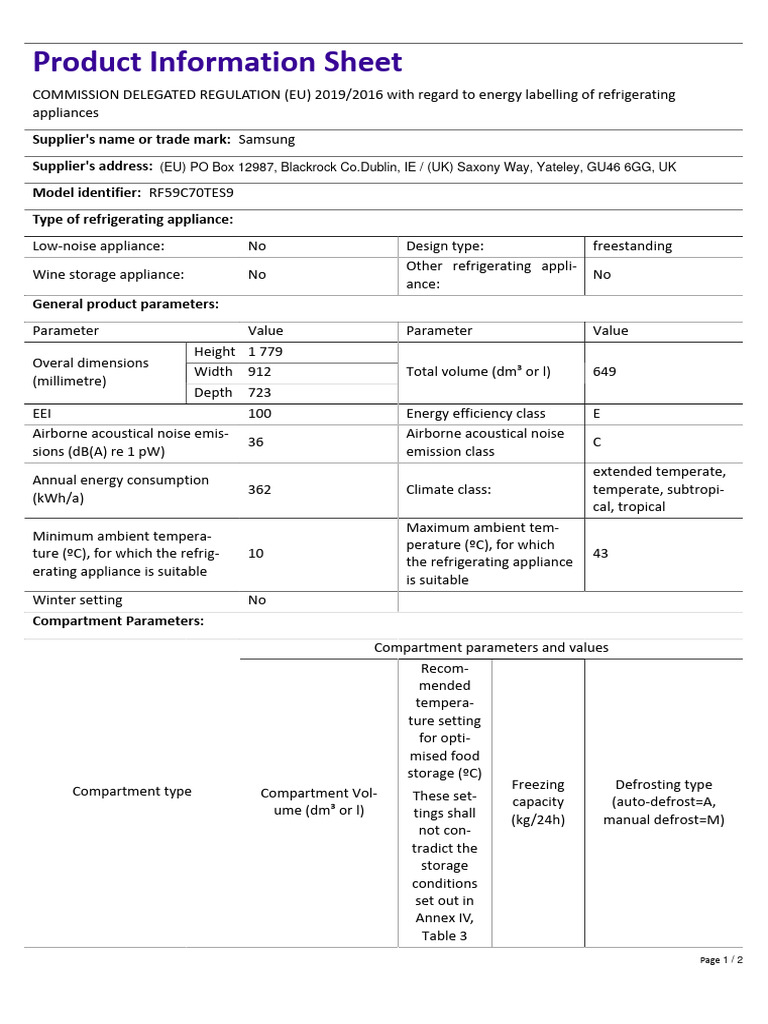 Energy Label | PDF | Physical Quantities