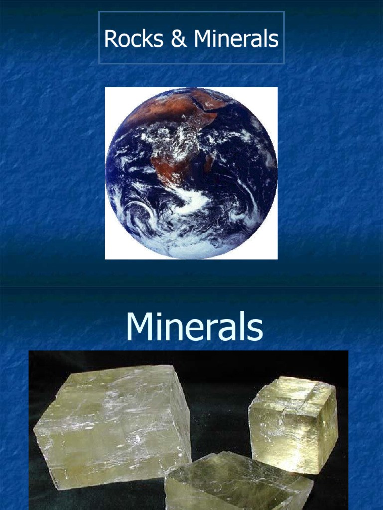 Rocks and Minerals | PDF
