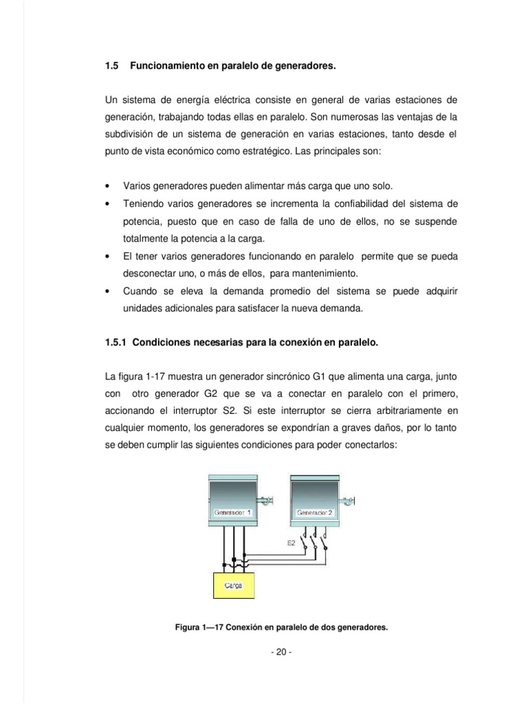 S06 - Sincronizacion de Generadores - p2 | PDF | Generador eléctrico | Inductor