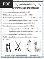 Tennis Crossword Puzzle | PDF