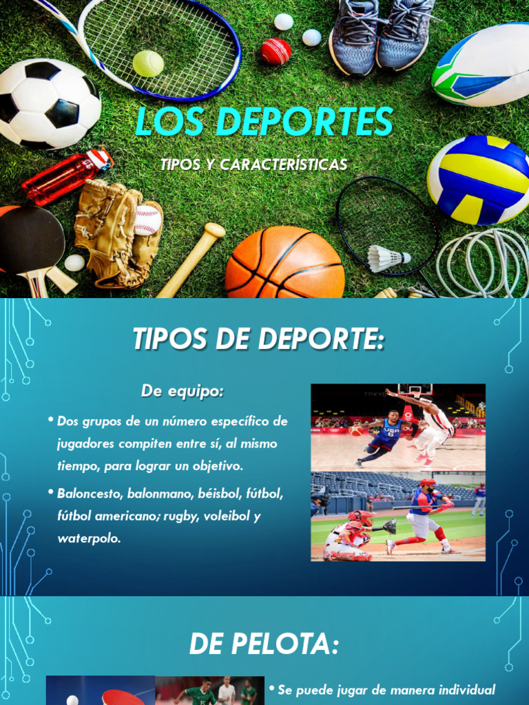 Tipos de Deportes y sus Características | PDF | Deportes | Pelota
