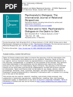 Bion's Containment Theory Explained | PDF | Object Relations Theory | Psychoanalysis