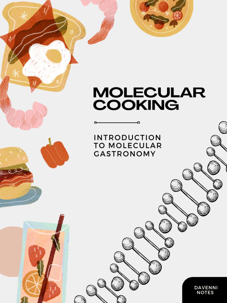 Introduction To Molecular Gastronomy Pdf Food And Drink Preparation